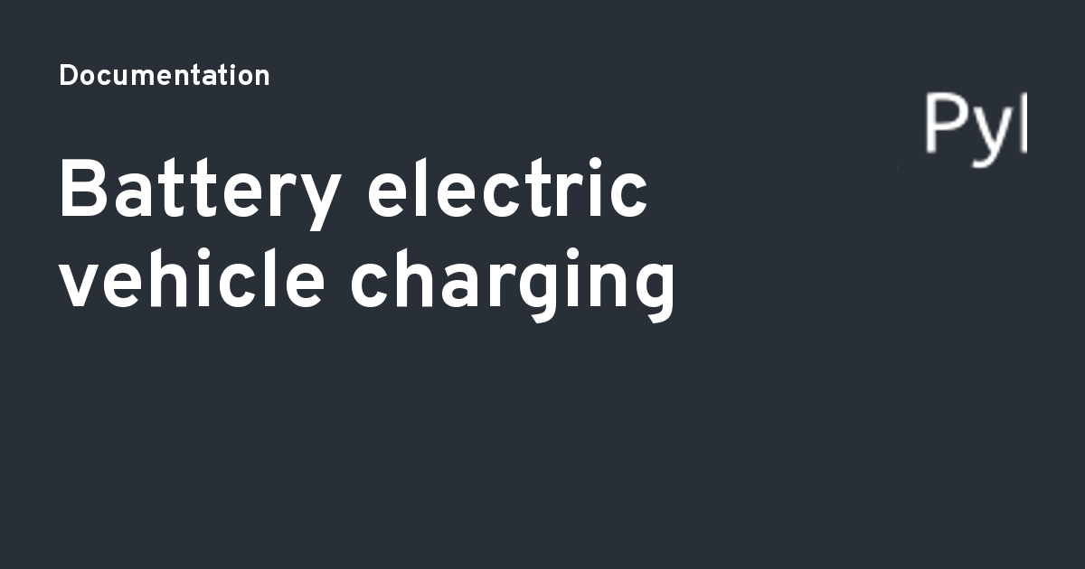 Electric Vehicles - Documentation